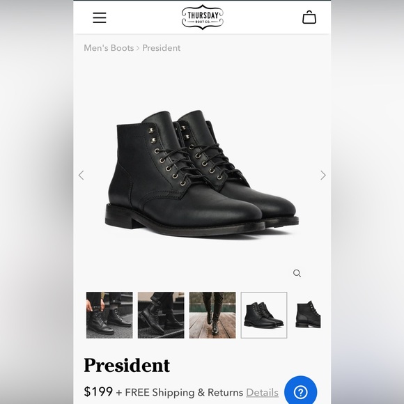 Thursday Boot Company | Shoes | Thursday Boot Co President | Poshmark